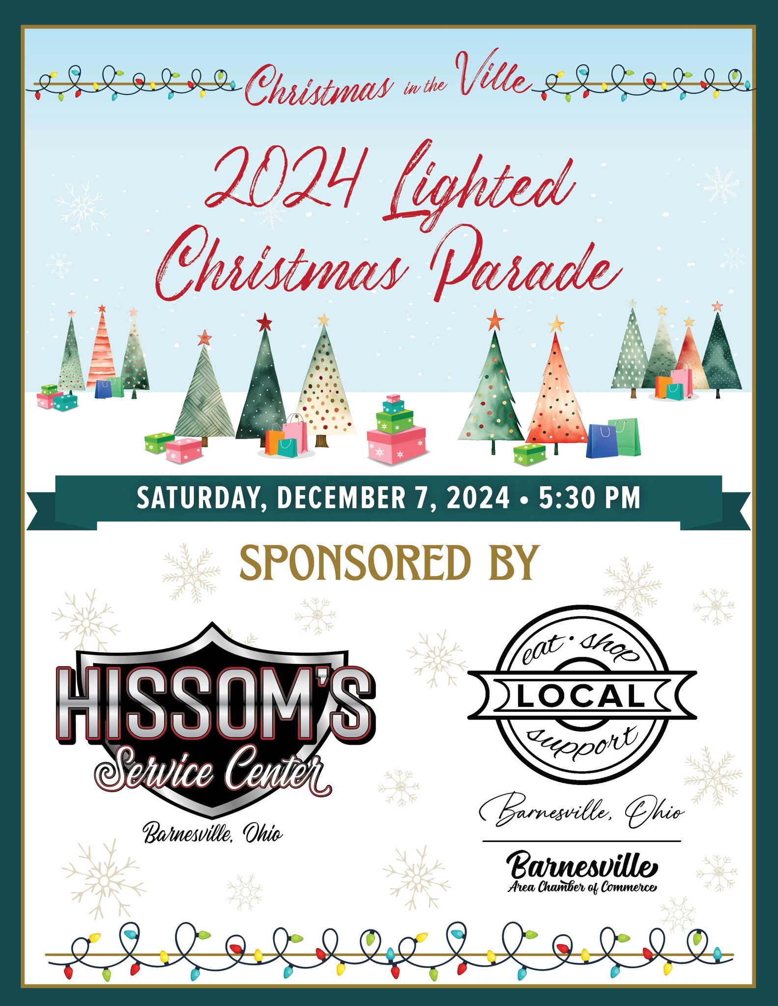 Lighted Christmas Parade – Village of Barnesville, Ohio